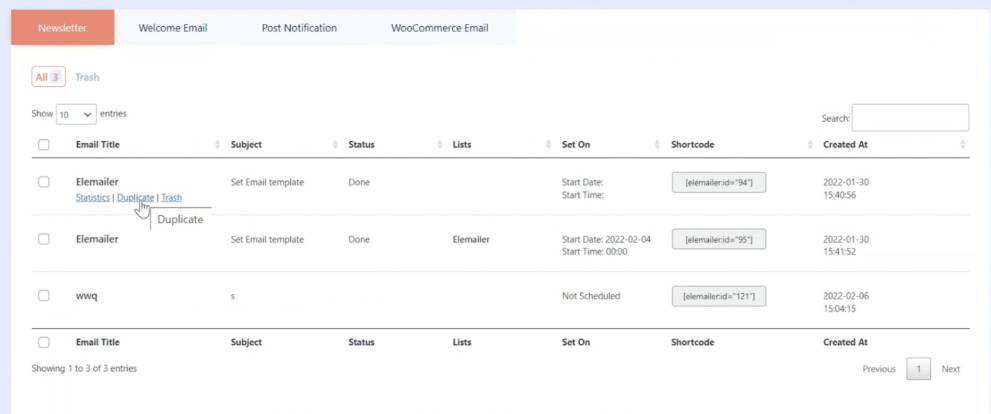 How To Duplicate An Email Template? | Elemailer