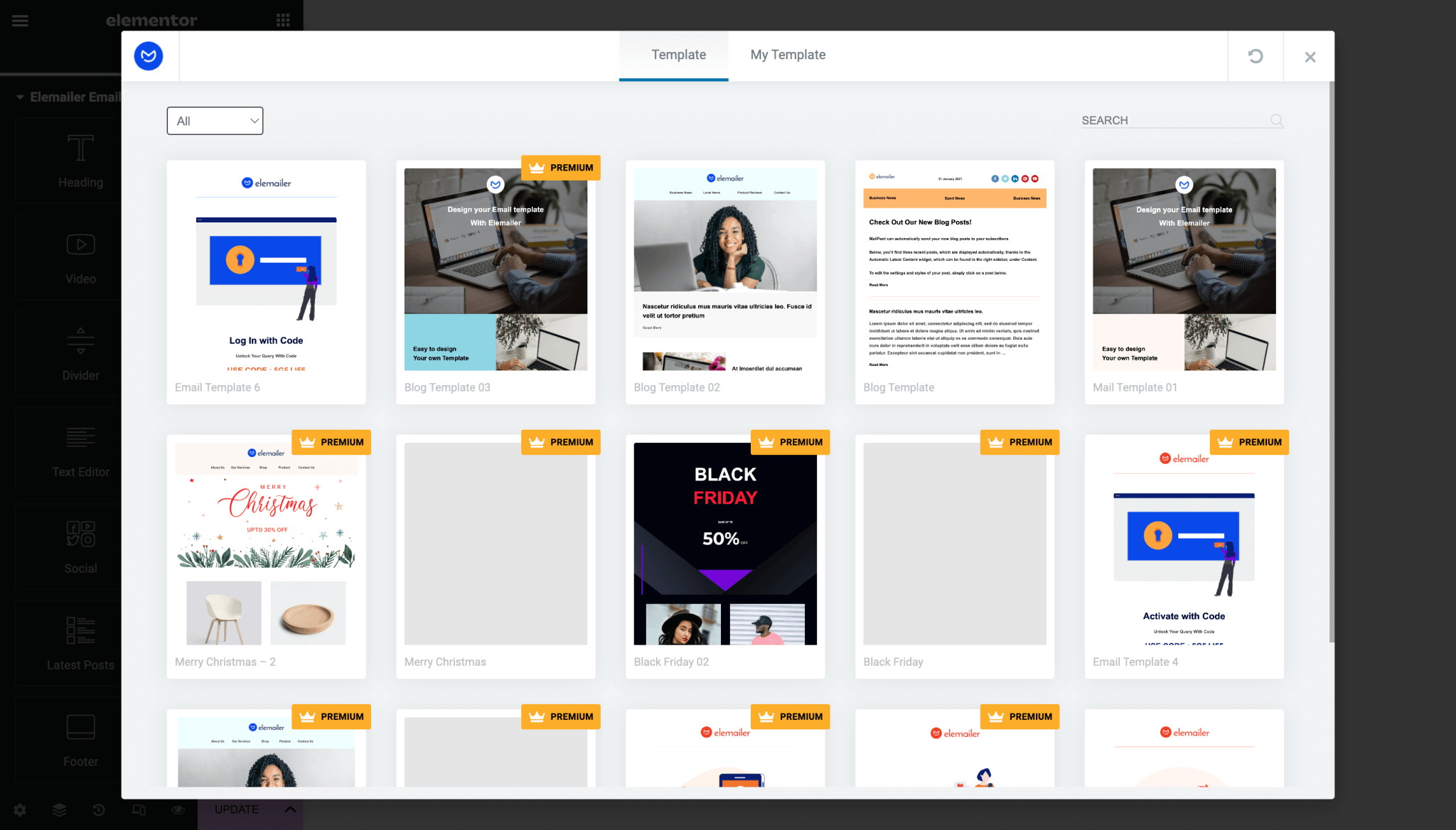 How To Import Elemailer Premade Email Template Library | Elemailer