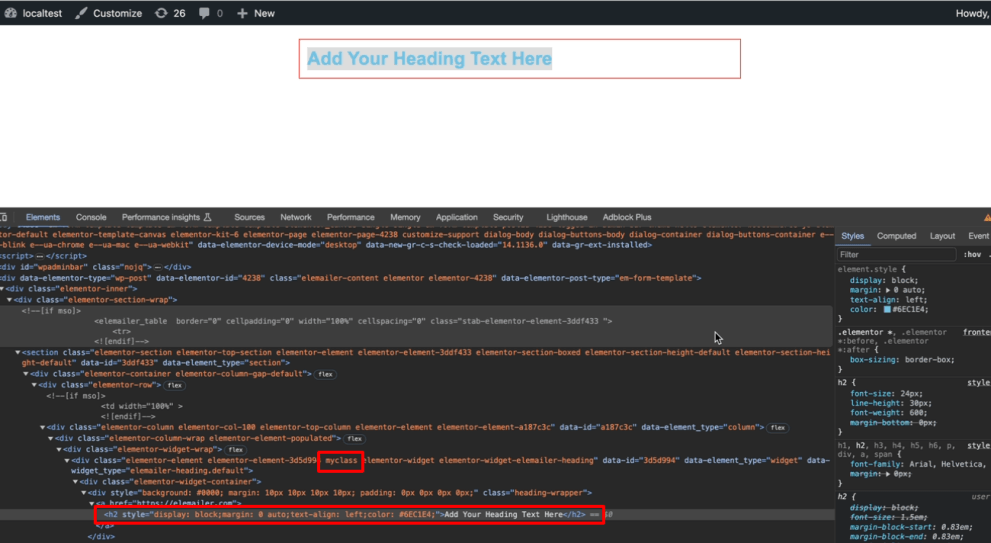 How To Add Custom CSS To Emails | Elemailer